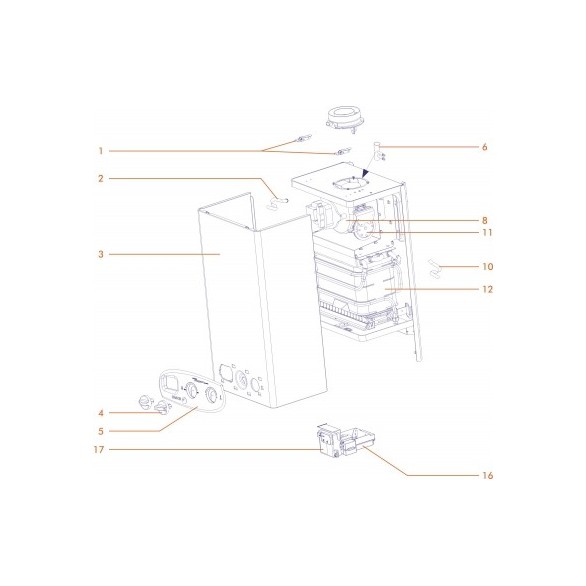 Corps de chauffe Morco F11E