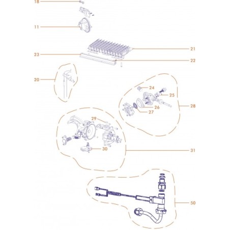 Diaphragme chaudière Morco F11E